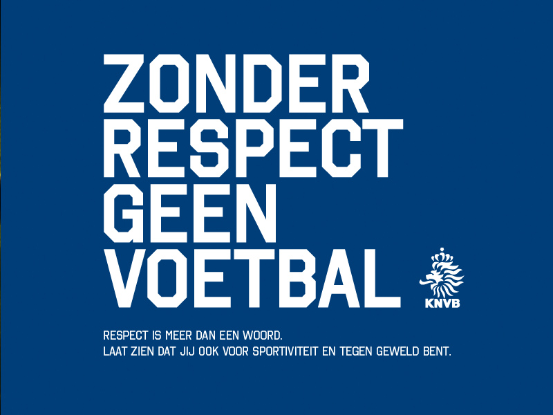 Zonder respect geen voetbal - VOETBAL VERENIGING TRICHT